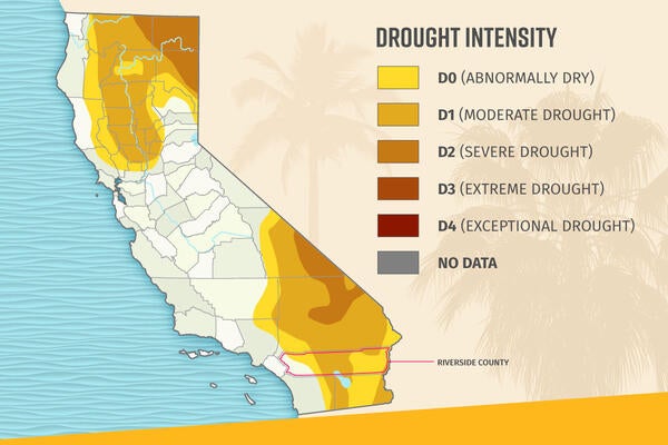 drought map | UCR News | UC Riverside